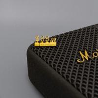 China 3D Metal Pricing Systems 8 mm Price Cubes Retail Price Display Tags for sale