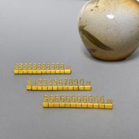China 3D Metal Luxury Jewellery Price Cubes Retail Price Display Tags for sale