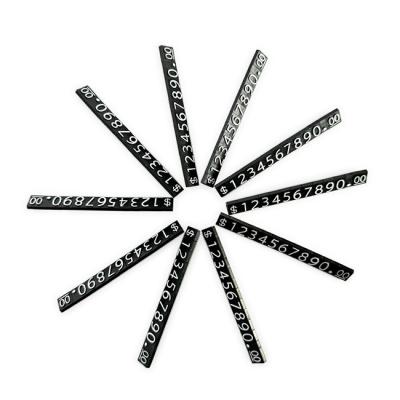 China AP3-10-7.5 Triangular Price Tag Cube Number Labels For Adjustable Commodity Boards for sale