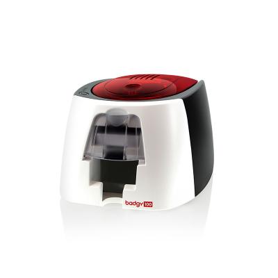 China Compact Desktop Card Printer Badgy 100 Single Sided From Evolis for sale