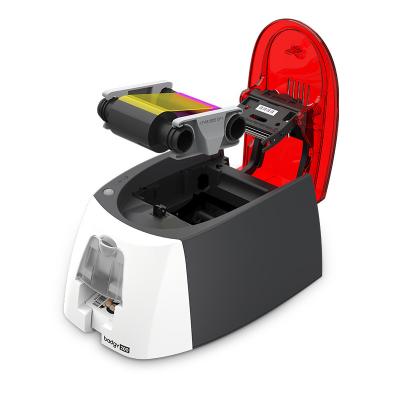 China Economical and Easy to Use Evolis Badgy 200 PVC Card Printer with Edge-to-edge Printing for sale