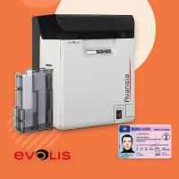 China Double / Single Sided Desktop Card Printer Custom Identification Card Printer for sale