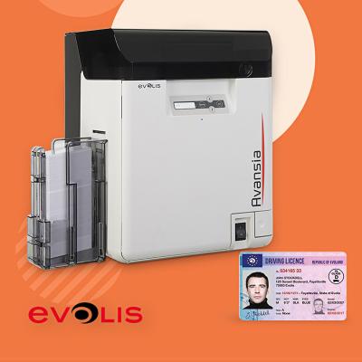 China Double / Single Sided Desktop Card Printer Custom Identification Card Printer for sale