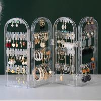 China Four-Panel Jewelry Display Screen Stand Large Capacity for Necklaces Bracelets & Rings for sale