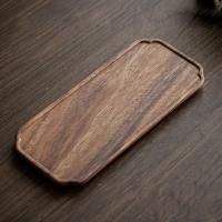 China Rectangular Suar Solid Walnut Jewelry Display Tray 30*13cm with Suar Window Designs for sale