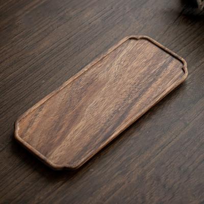 China Rectangular Suar Solid Walnut Jewelry Display Tray 30*13cm with Suar Window Designs for sale