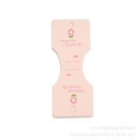 China Apricot Floral Hair Tie Display Cards 100pcs High Quality Paperboard for sale