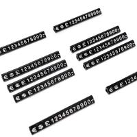 China Elegant Professional High-end Triangular Mini Price Tag Cubes for Jewelry Display for sale