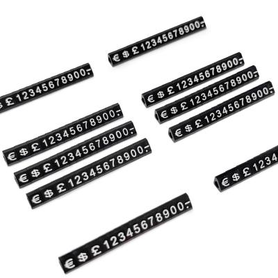 China Elegant Professional High-end Triangular Mini Price Tag Cubes for Jewelry Display for sale