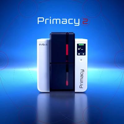 China Evolis Primacy 2 300x300dpi Edge-to-edge Printing Single Sided Card Printer for ID and Plastic Cards for sale