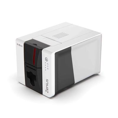 China Evolis Zenius 2 Single-sided Card Printer with 300x600 dpi Edge-to-edge Printing and Rewritable Card Technology for sale