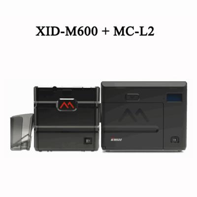 China Matica XID-M600 Desktop ID Card Printer with 600dpi Resolution, Dual Input Hoppers, and 150 Color Cards Per Hour for sale