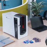 China Evolis Agilia Professional 600 dpi Retransfer ID Card Printer with 150 Cards/Hour Speed and Multi-OS Compatibility for sale