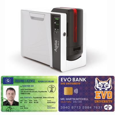China Evolis Agilia 600 dpi Retransfer ID Card Printer with Lamination Module and 150 Cards/Hour Speed for sale