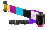 China ChromXpert YMCKUv Color Ribbon with 410 Prints Optimized for MC660 ID Card Printer for sale