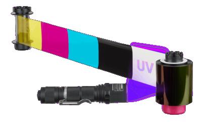 China ChromXpert YMCKUv Color Ribbon with 410 Prints Optimized for MC660 ID Card Printer for sale