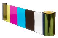 China Matica ChromXpert YMCKPo Ribbon with 750 Prints Per Ribbon and Peel-off Panel for Vivid Color Printing for sale
