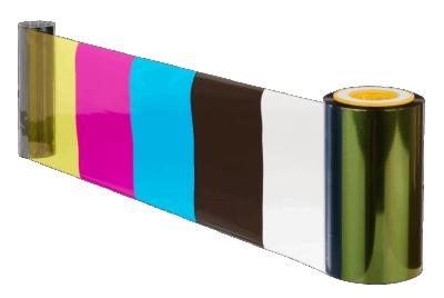 China Matica ChromXpert YMCKPo Ribbon with 750 Prints Per Ribbon and Peel-off Panel for Vivid Color Printing for sale