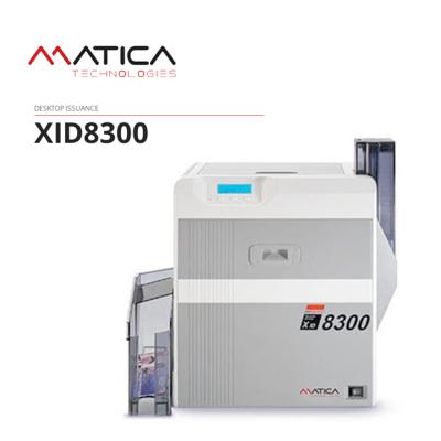 China Matica XID8300 Card Printer with 300 DPI Resolution and Retransfer Printing for High-Quality ID Cards with 200 Card Input Hopper for sale