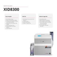 China Matica XID8300 PVC Card Printer with 300 dpi Resolution, 120 Cards per Hour, and UV Ribbon Security for sale