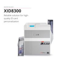 China Matica XID8300 ID Card Printer with Retransfer Printing Technology 300 dpi Resolution and 120 Cards Per Hour Output for sale
