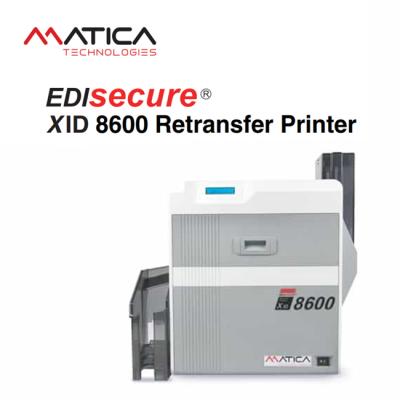 China Matica XID8600 600dpi Resolution ID Card Printer with High-security Printing and Dual-sided Capability for sale