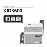 China 600dpi Matica XID8600 Retransfer Card Printer for Government ID Cards with Microtext and Covert UV Printing for sale