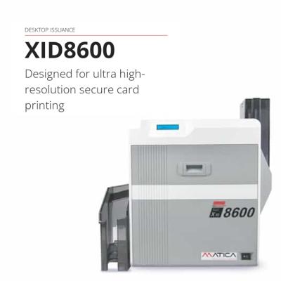 China Matica XID8600 600dpi Retransfer Card Printer with Dual-sided Printing and Security Features for sale