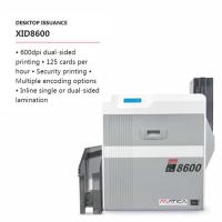 China Matica XID 8600 Retransfer Card Printer with 600 DPI High-Resolution, Microtext and Covert UV Printing, and Dual-Sided Printing for sale