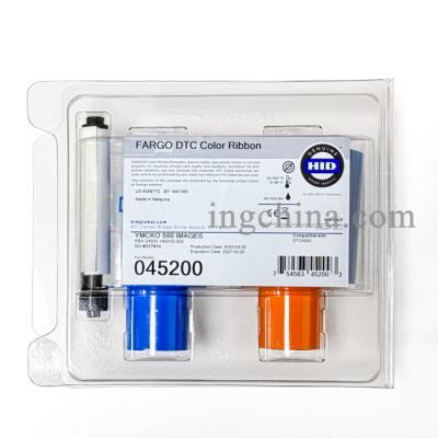 China HID FARGO DTC Color Ribbon YMCKO 045200 - Compatible with DTC4500, 500 Prints per Roll, Precision-engineered for Sharp Images for sale