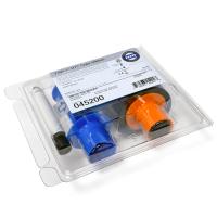 China Original HID FARGO DTC Color Ribbon YMCKO 045200 with 500 Prints Per Roll Built-in Overlay for DTC4500 Printers for sale