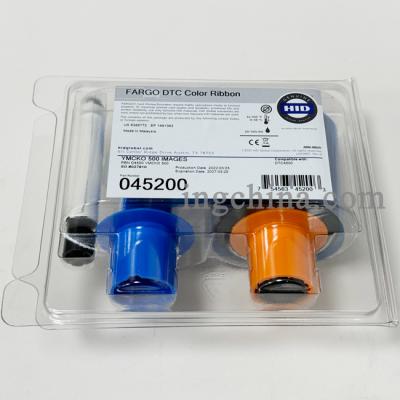 China Genuine HID FARGO DTC Color Ribbon YMCKO 500 Prints Capacity for DTC4500 Card Printer for sale