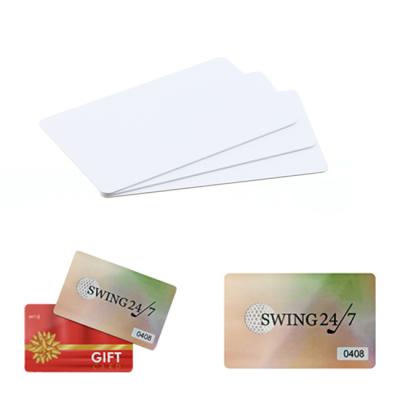 China Premium Blank PVC Cards with High-Gloss Finish, 30 mil Thickness, and Class 1000 Dust-Free for Custom Printing for sale