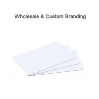 China Professional Blank PVC Card 85.6mm x 54.0mm with 30 mil Thickness and High-Gloss / Matte Finish for Custom Designs for sale