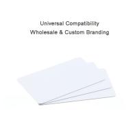 China Wholesale Blank PVC Cards - 85.6 x 54.0 mm Standard Size, 30 mil (0.76mm) Thickness, RoHS Compliant for Membership & Loyalty for sale