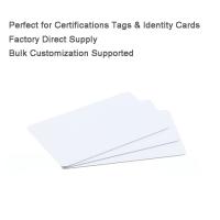 China Blank PVC Card - 85.6 x 54.0 mm Size, 30 mil (0.76mm) Thickness with High-Gloss or Matte Finish for Membership and Loyalty Programs for sale