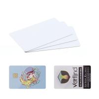 China Premium Blank PVC Card with 30 mil Thickness and High-Gloss / Matte Finish - Class 1000 Dust-Free CR80 Card for sale