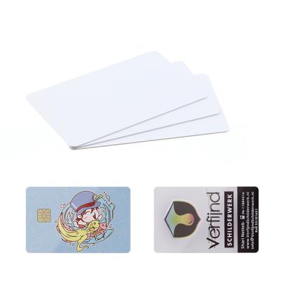 China Premium Blank PVC Card with 30 mil Thickness and High-Gloss / Matte Finish - Class 1000 Dust-Free CR80 Card for sale