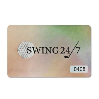 China Custom Printing 30 mil Thickness PVC Membership Card with Full-Bleed Printable and Class 1000 Dust-Free CR80 Loyalty Card for sale