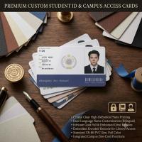 China Wholesale Custom Designs PVC Card with Full-Bleed Printable and 30 mil Thickness for Student ID and Membership for sale