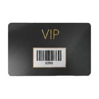 China Custom 0.76mm Thickness Waterproof Barcode PVC Card with Full-Bleed Printable Design for sale
