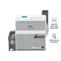 China Identis XID8600 Retransfer Card Printer with 600dpi Print Resolution Microtext Security and 1000 Image Ribbon Capacity for sale