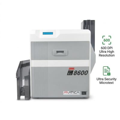 China Identis XID8600 Retransfer Card Printer with 600dpi Print Resolution Microtext Security and 1000 Image Ribbon Capacity for sale
