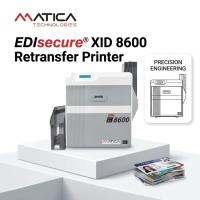 China Identis XID8600 Retransfer Card Printer with 600dpi Print Resolution Microtext Security and 1000 Image Ribbon Capacity for sale