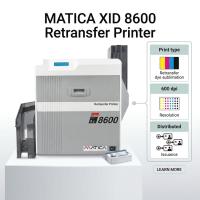 China Identis XID8600 Retransfer Card Printer with 600dpi Print Resolution, Microtext and Covert UV Security Printing, and 1000 Image Ribbon Capacity for Government ID Programs for sale