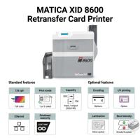 China Identis XID8600 Retransfer Card Printer with 600dpi Print Resolution, Microtext and Covert UV Security Printing, and 1000 Image Ribbon Capacity for Government ID Programs for sale