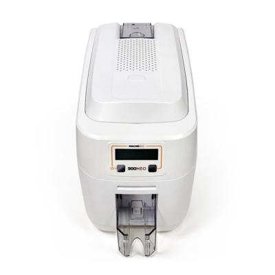 China Magicard 300NEO Uno Mag Single Sided ID Card Printer ISO 7811 Magnetic Stripe Encoder 70 Card Stacker for sale