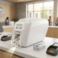 China Magicard 300NEO Uno Smart Single Sided ID Card Printer Contactless Smart Card Encoder Clix Remote for sale