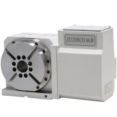 China 4 Axis 170mm CNC Rotary Table Horizontal Vertical High Precision Roller Cam for sale
