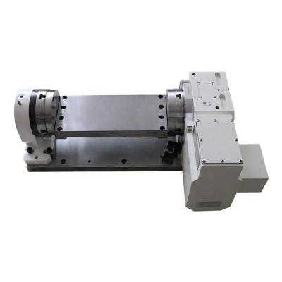 China 4 Axis CNC Rotary Table NCT-400 High Precision Roller Cam 400mm Heavy Duty Hydraulic Lock for sale